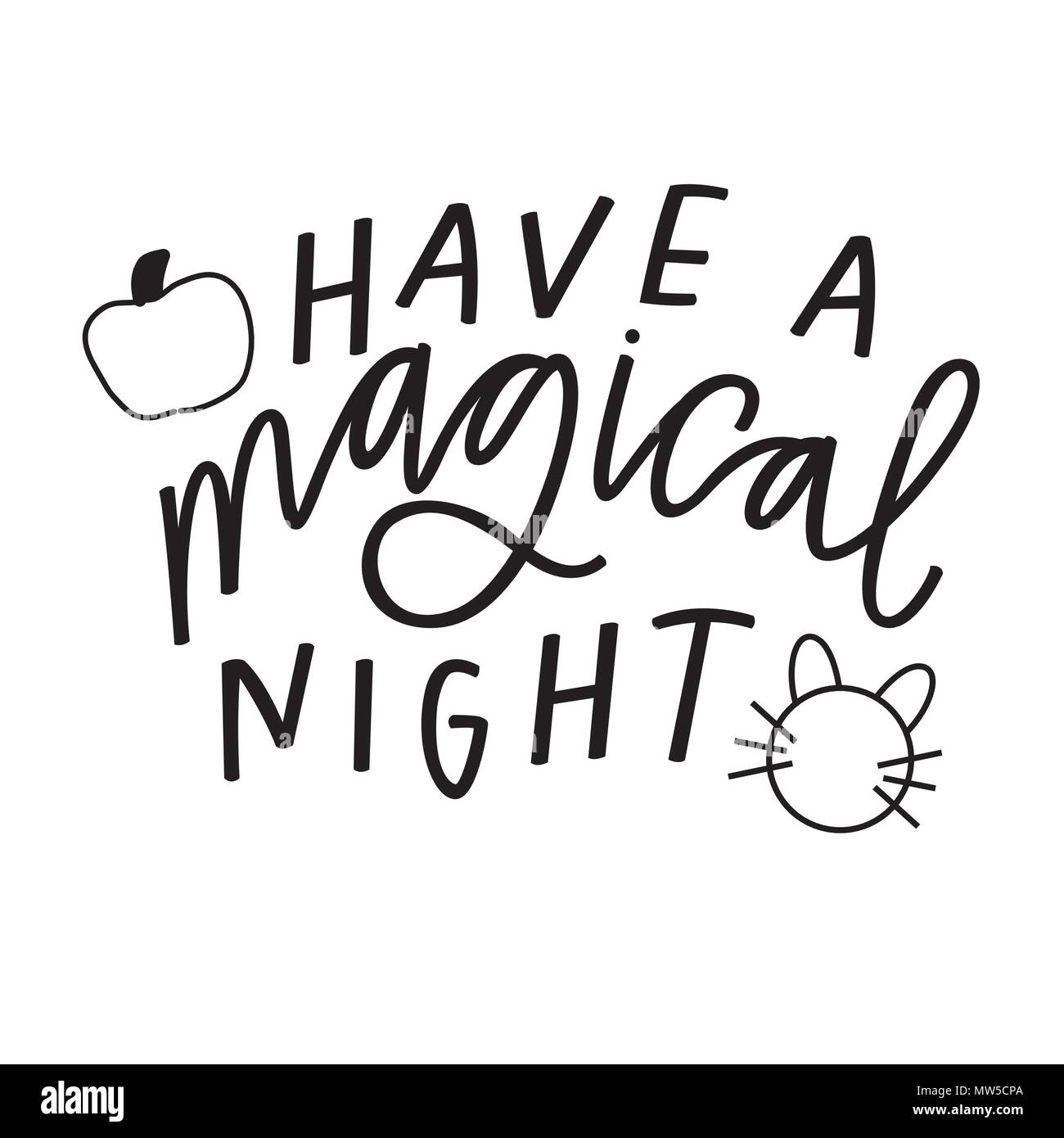 Have a magical night Stock Vector Image & Art - Alamy