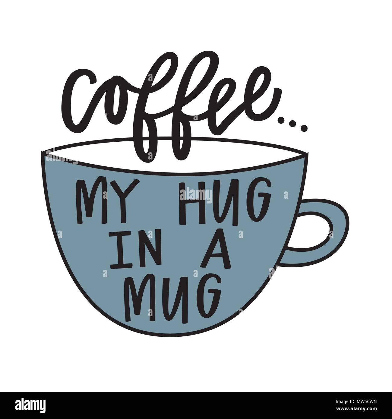 Hug in a mug Stock Vector Image & Art - Alamy