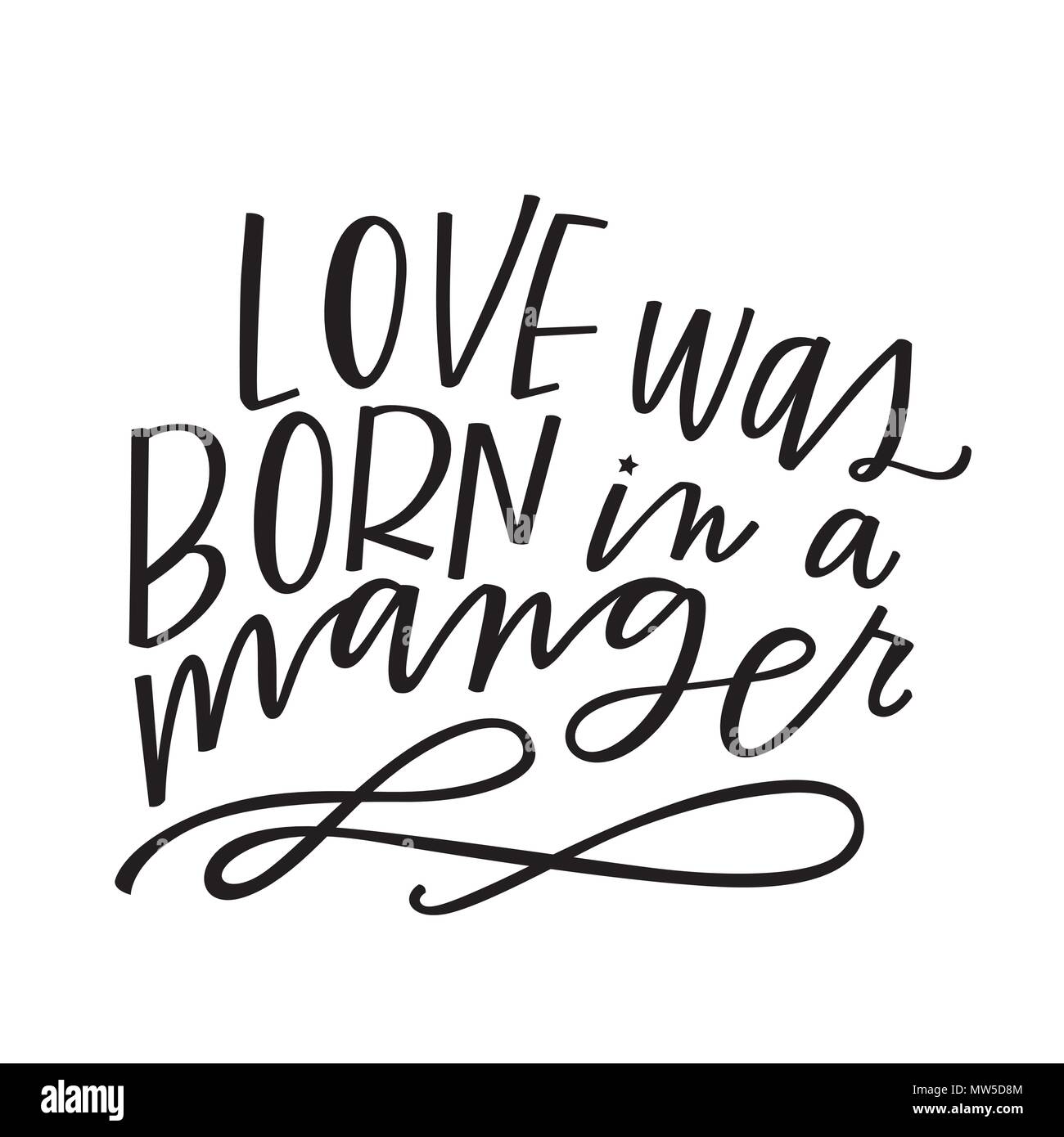Love was born in a manger Stock Vector Image & Art - Alamy