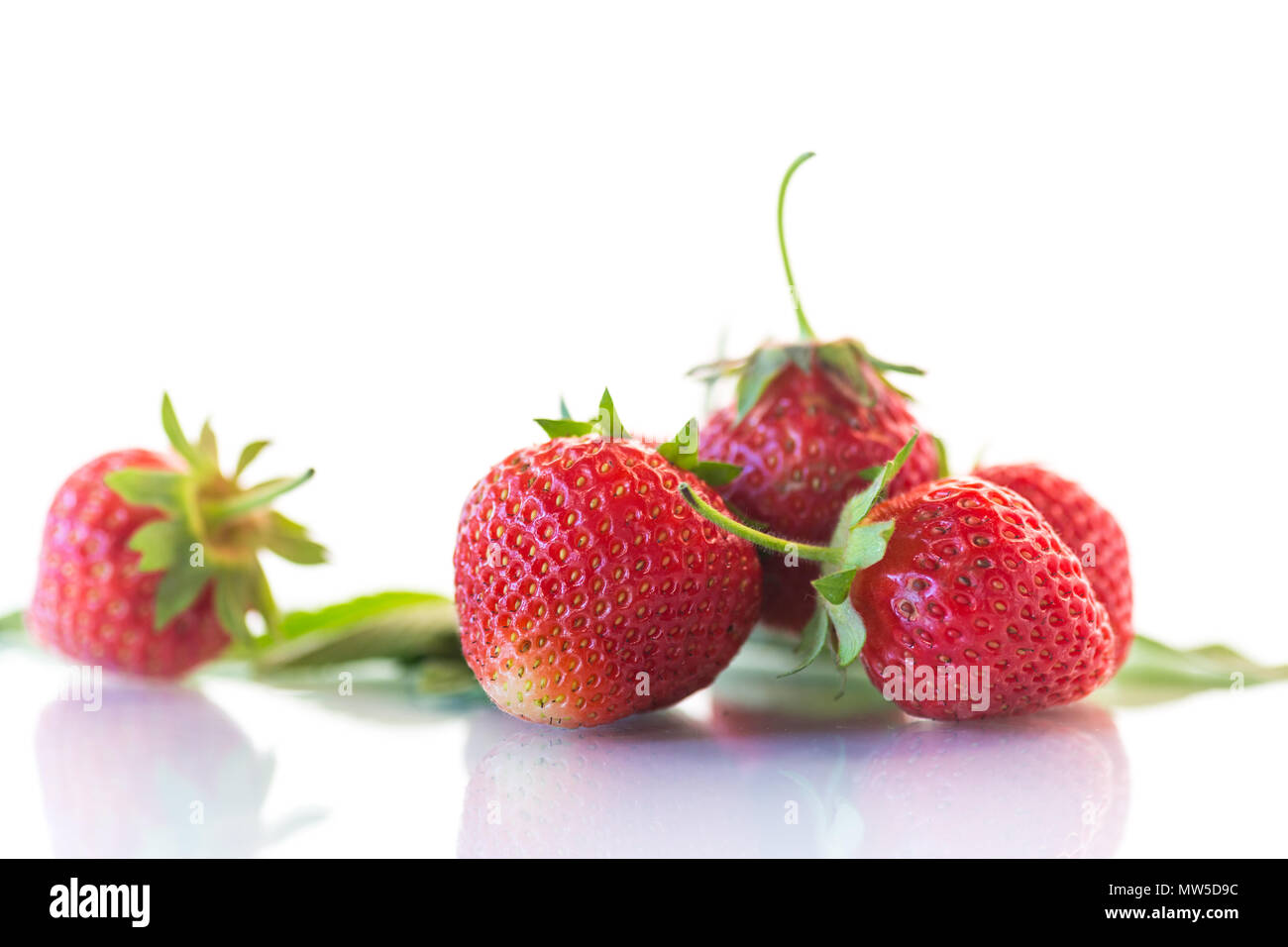 ripe red organic strawberry Stock Photo - Alamy
