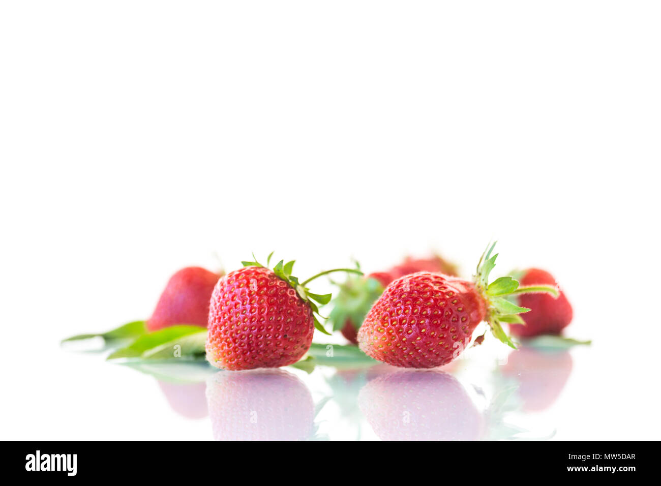 ripe red organic strawberry Stock Photo - Alamy