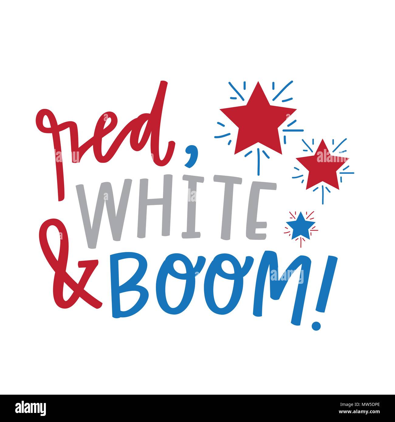 Red, white and boom Stock Vector Image & Art - Alamy