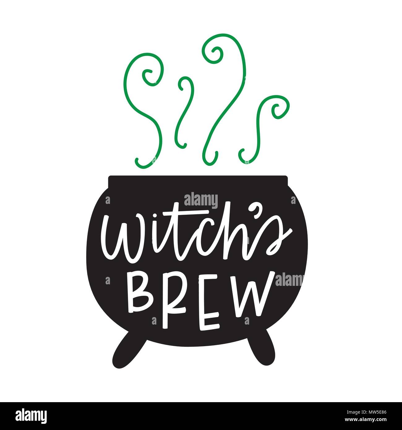 Witchs Cauldron Stock Vector Images - Alamy