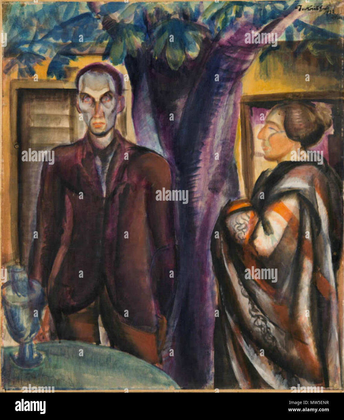 159 Derkovits Gyula - 1923 - Élet és halál (Bátyám és felesége, Fa ...