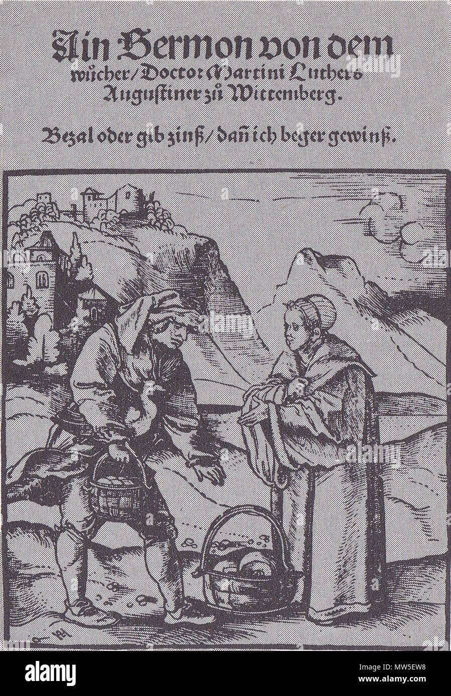 Church sermon 16th century hi-res stock photography and images - Alamy