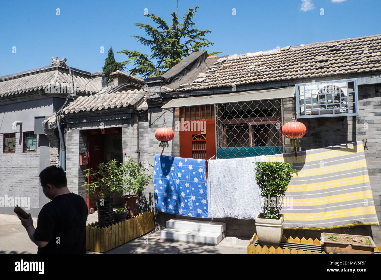 Hutong,hutongs,alley,alleyway,Beijing,Peking,capital,city,Peoples ...