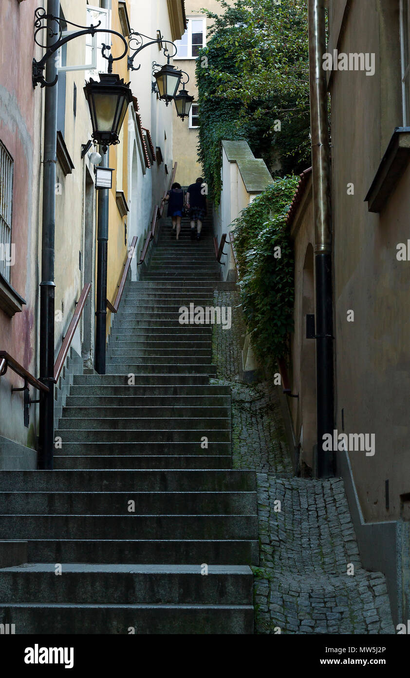 Tilt steps staircase urban town hi-res stock photography and images - Alamy