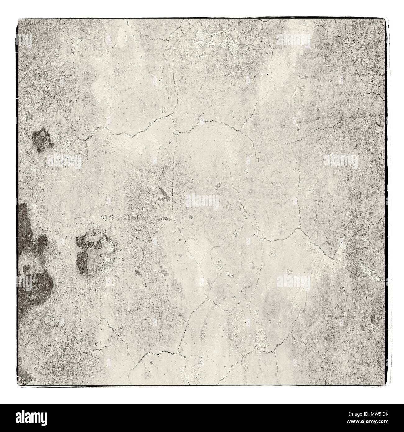 Ancient cracked wall old Cut Out Stock Images & Pictures - Alamy