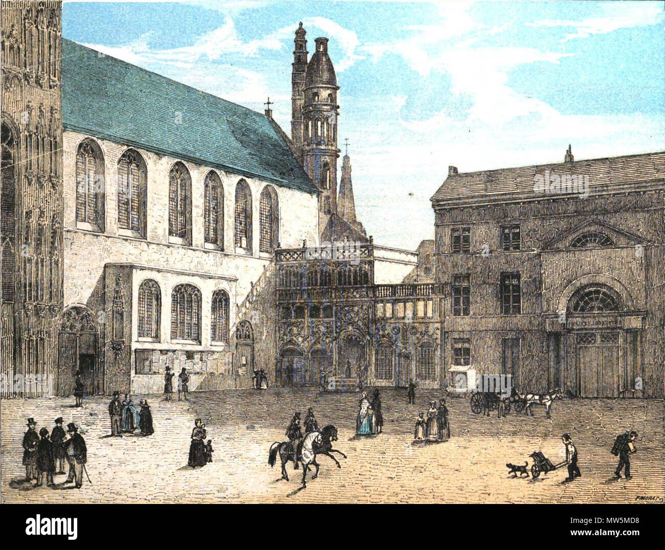 154 Daveluy – Bruges, ses monuments et ses tableaux Illustr. p.16 Stock ...