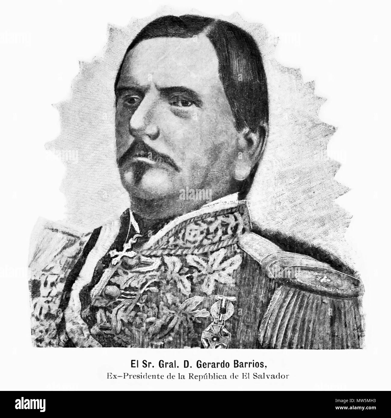 . Español: El Señor General Don Gerardo Barrios. 'El retrato del señor ...
