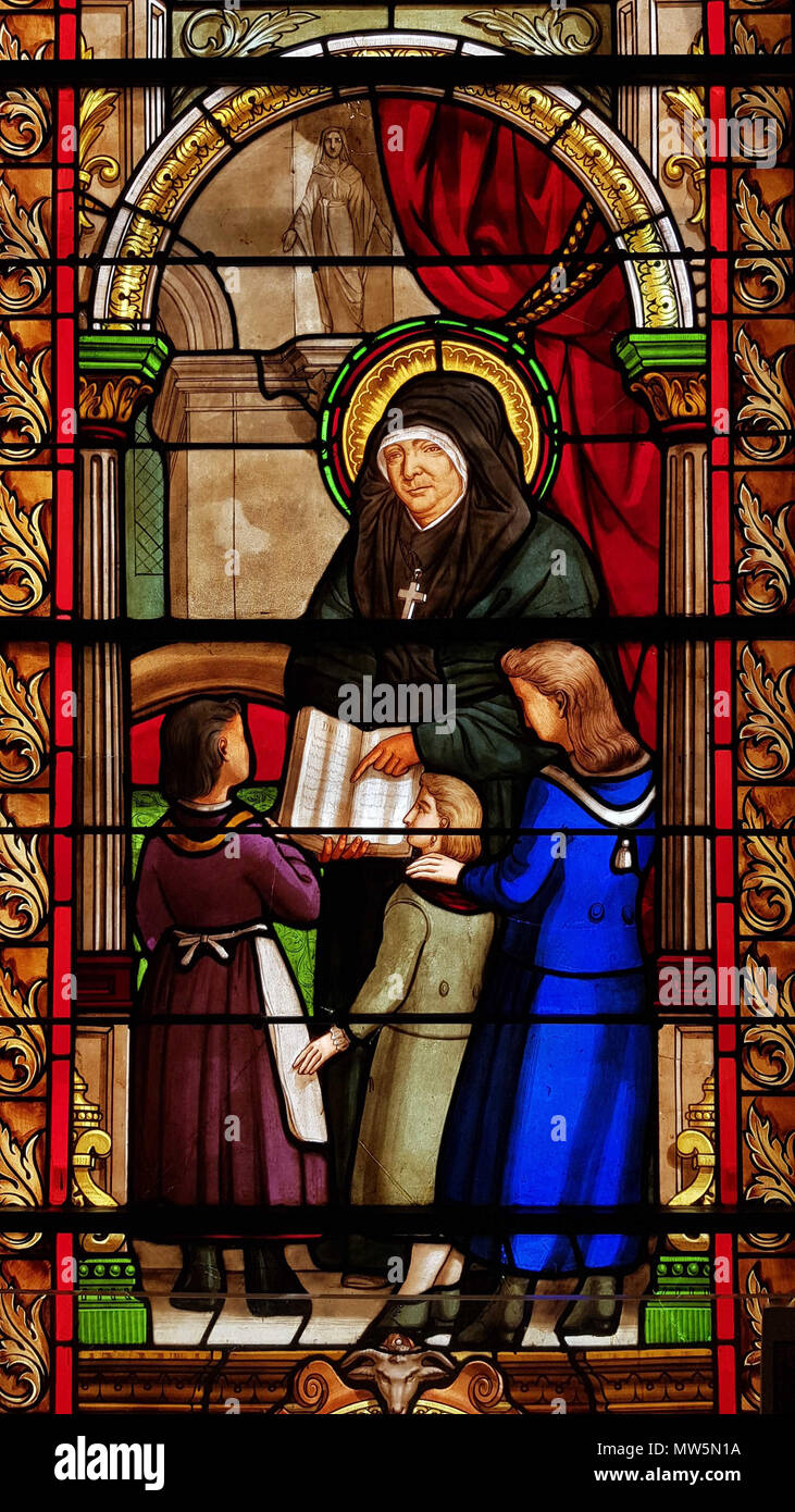 635 Vitrail Marie Rivier Stock Photo - Alamy