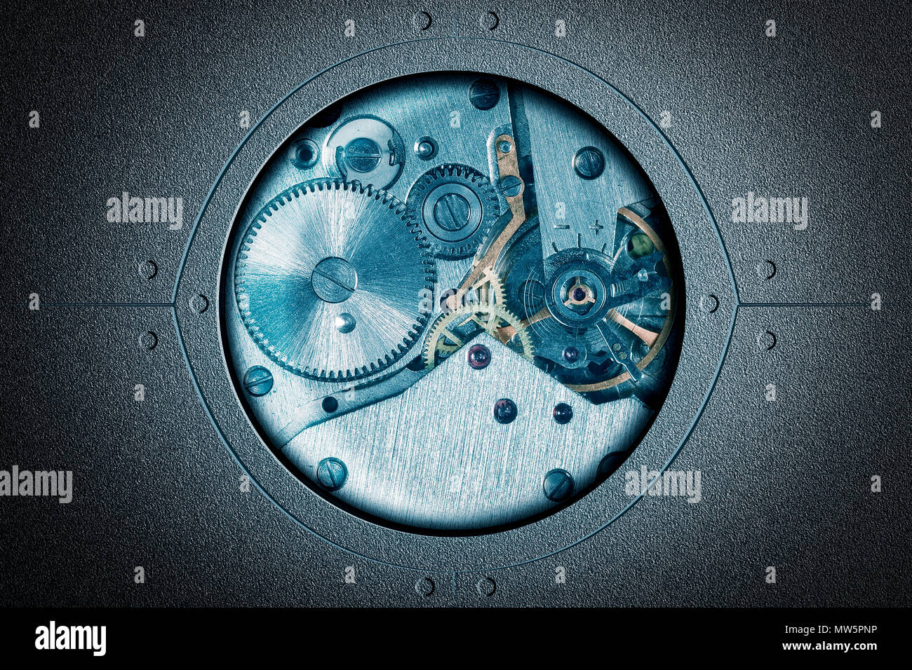 Stylized collage of a mechanical device Gears and cogs macro Abstract ...