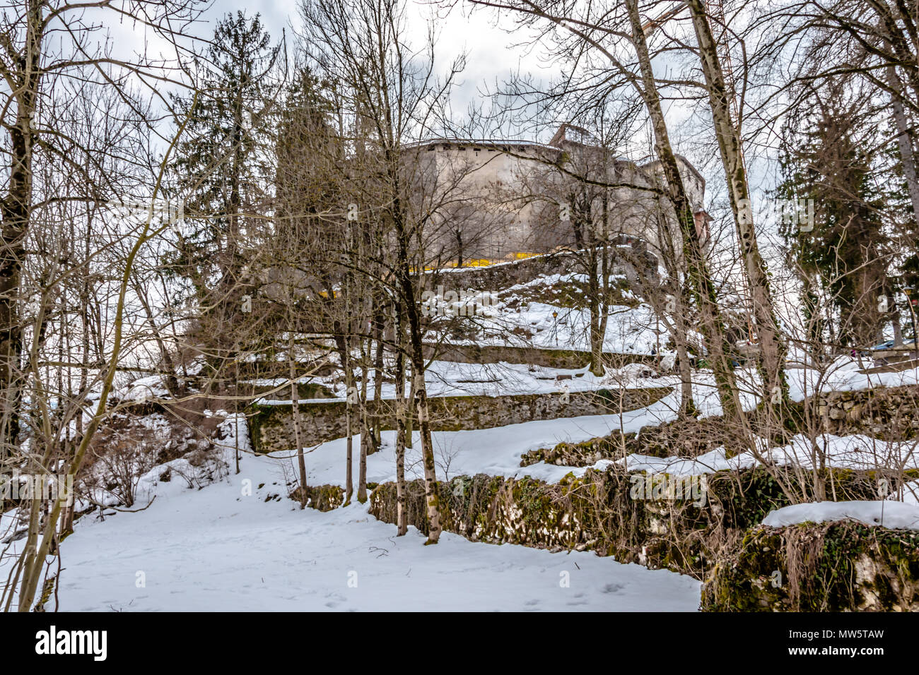 Famous castle on bled hi-res stock photography and images - Alamy