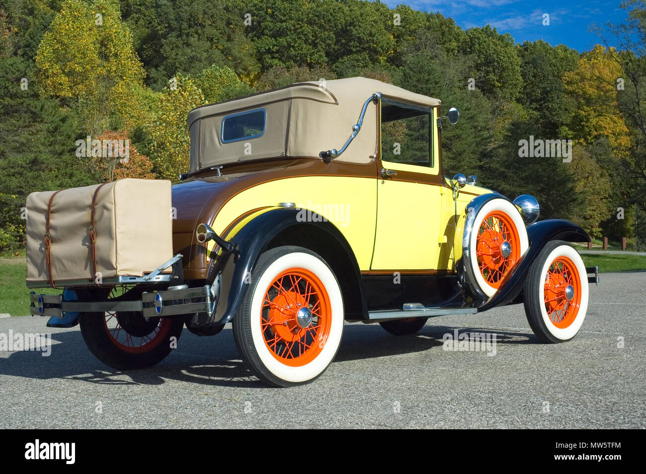 1931 Antique Model A with an unusual but authentic paint scheme. The ...