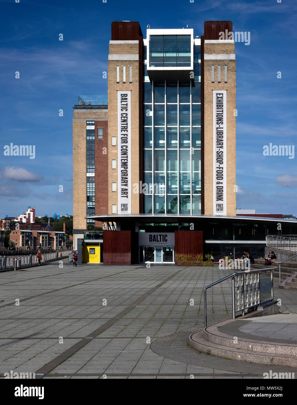 A daytime view in sunshine of BALTIC Centre for Contemporary Art ...