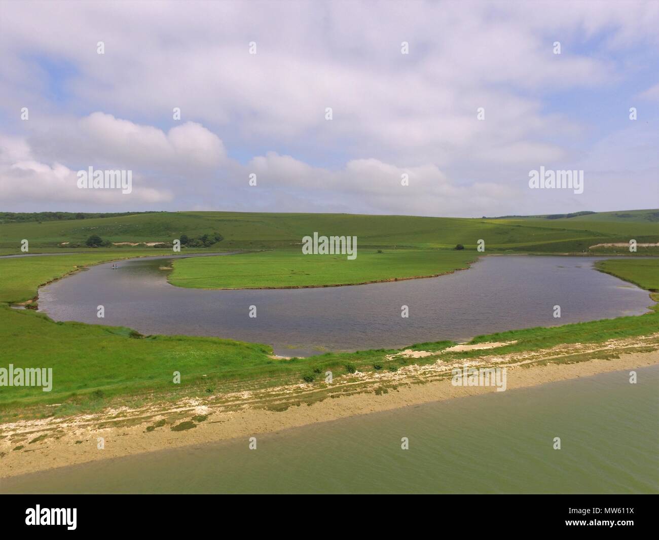 Cuckmere river aerial hi-res stock photography and images - Alamy