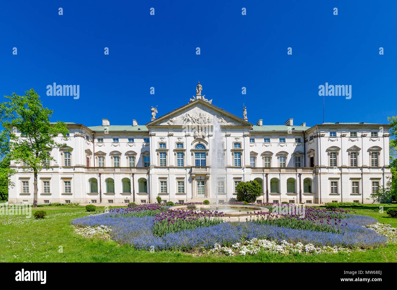 Warsaw, Poland. Krasinski Palace (or Palace of the Commonwealth ...