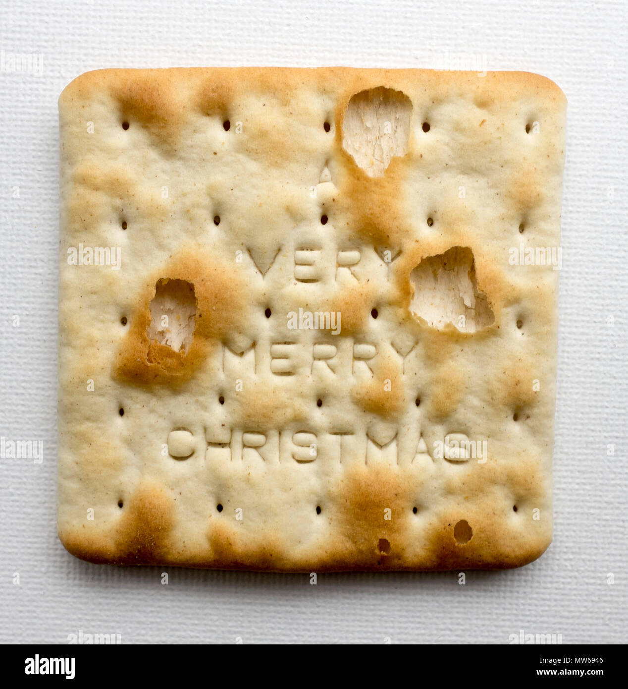 Christmas Themed Jacob Cream Cracker - A Very Merry Christmas Stock ...