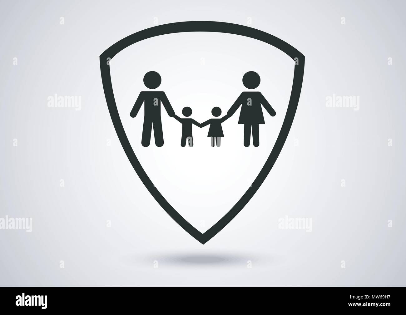 vector design of family logo Stock Vector Image & Art - Alamy