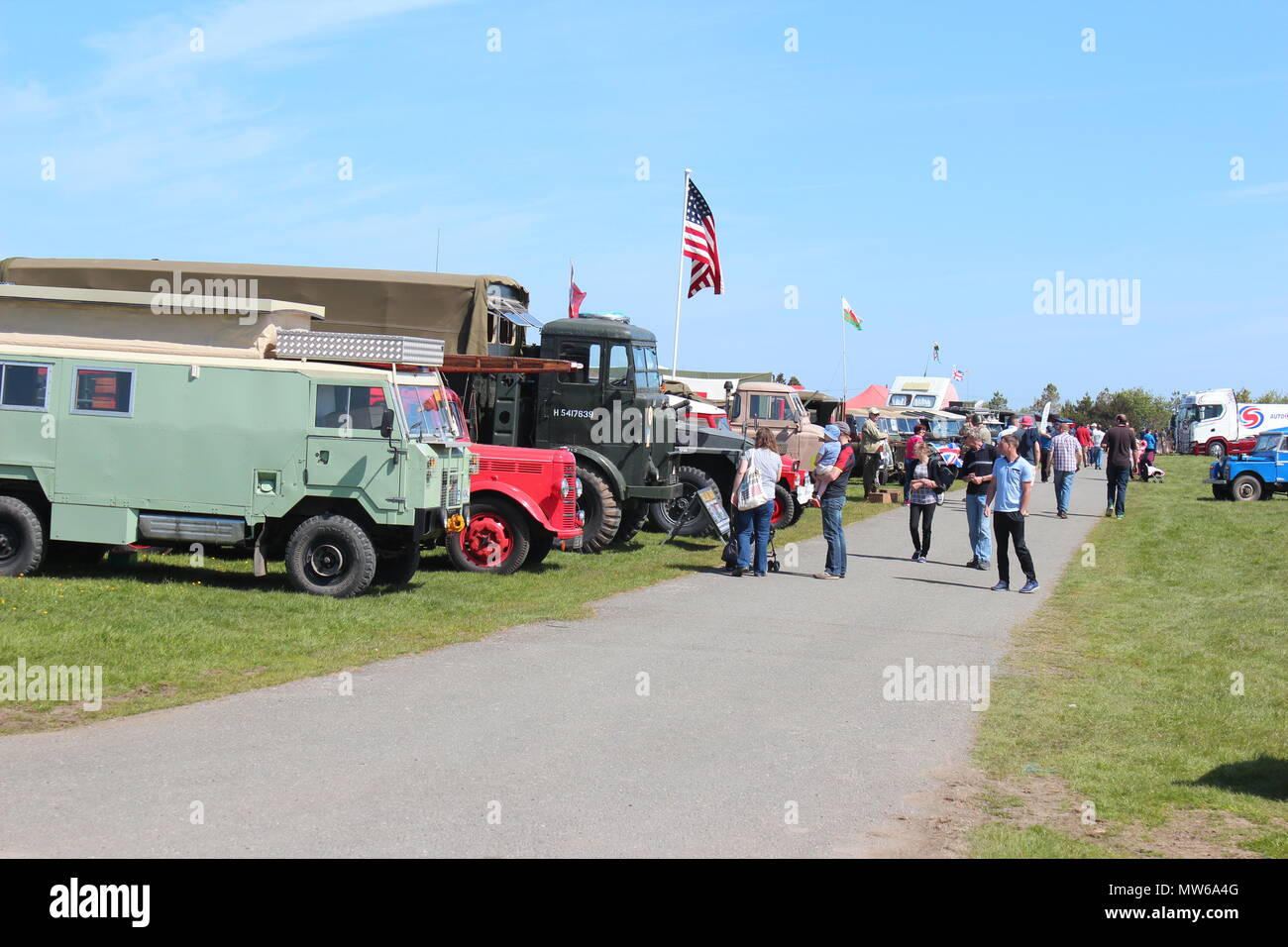 Ww2 Re Enactors Historic Military Show High Resolution Stock ...