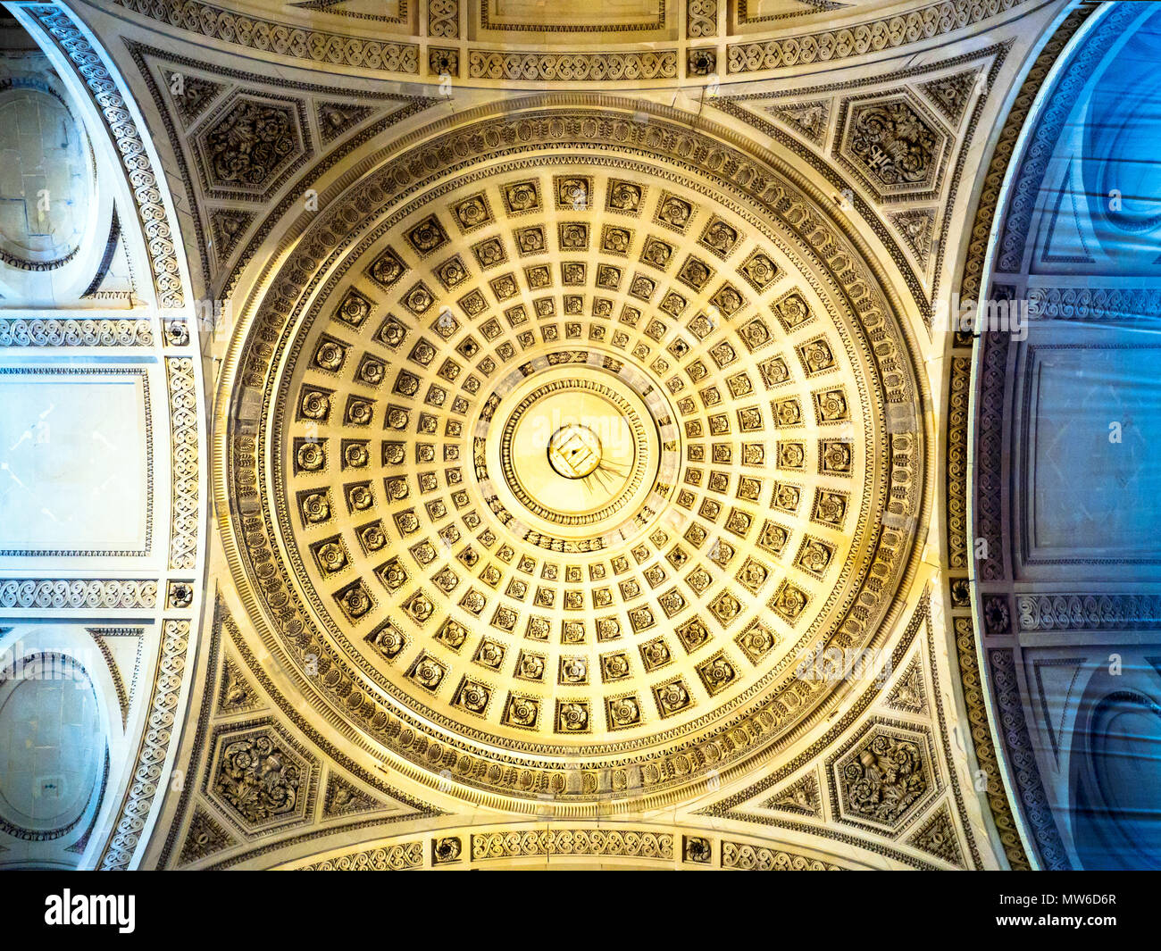 Panthéon ceiling in the Latin Quarter - Paris, France Stock Photo - Alamy