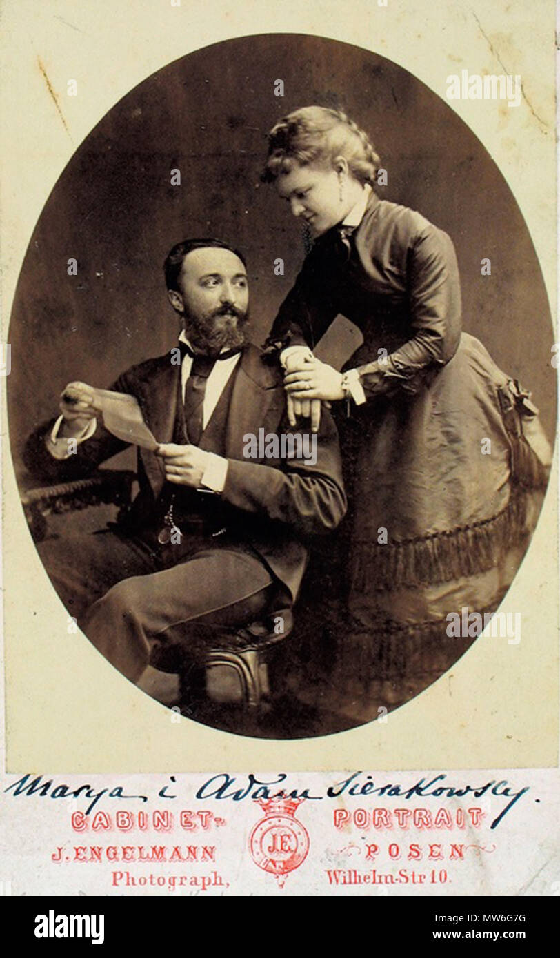 . Polski: Adam Sierakowski (1846-1912) i Maria Potocka (1855-1934) jako ...