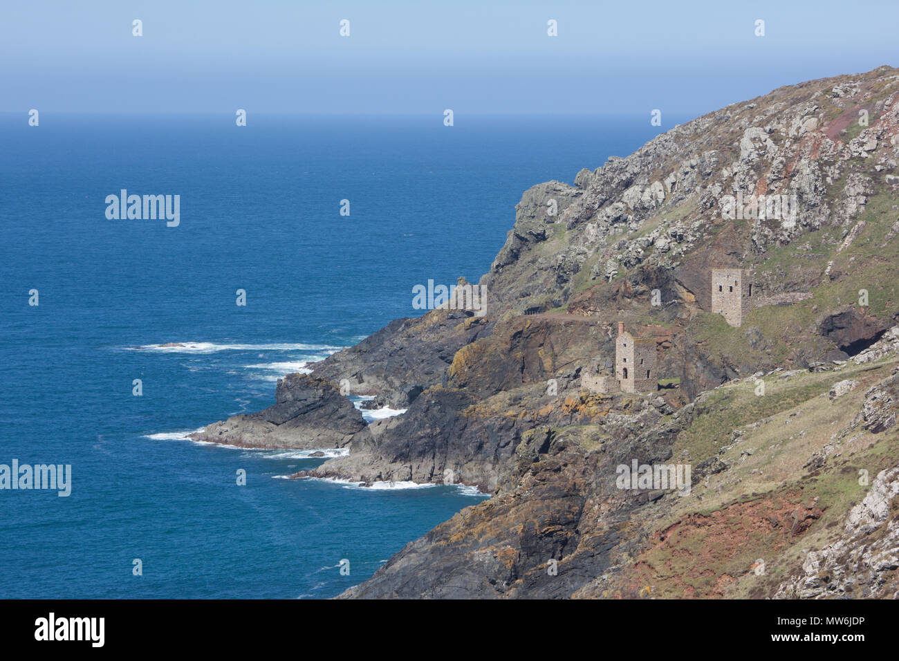 Levant Mine and Botallack Mines Cornwall Stock Photo - Alamy