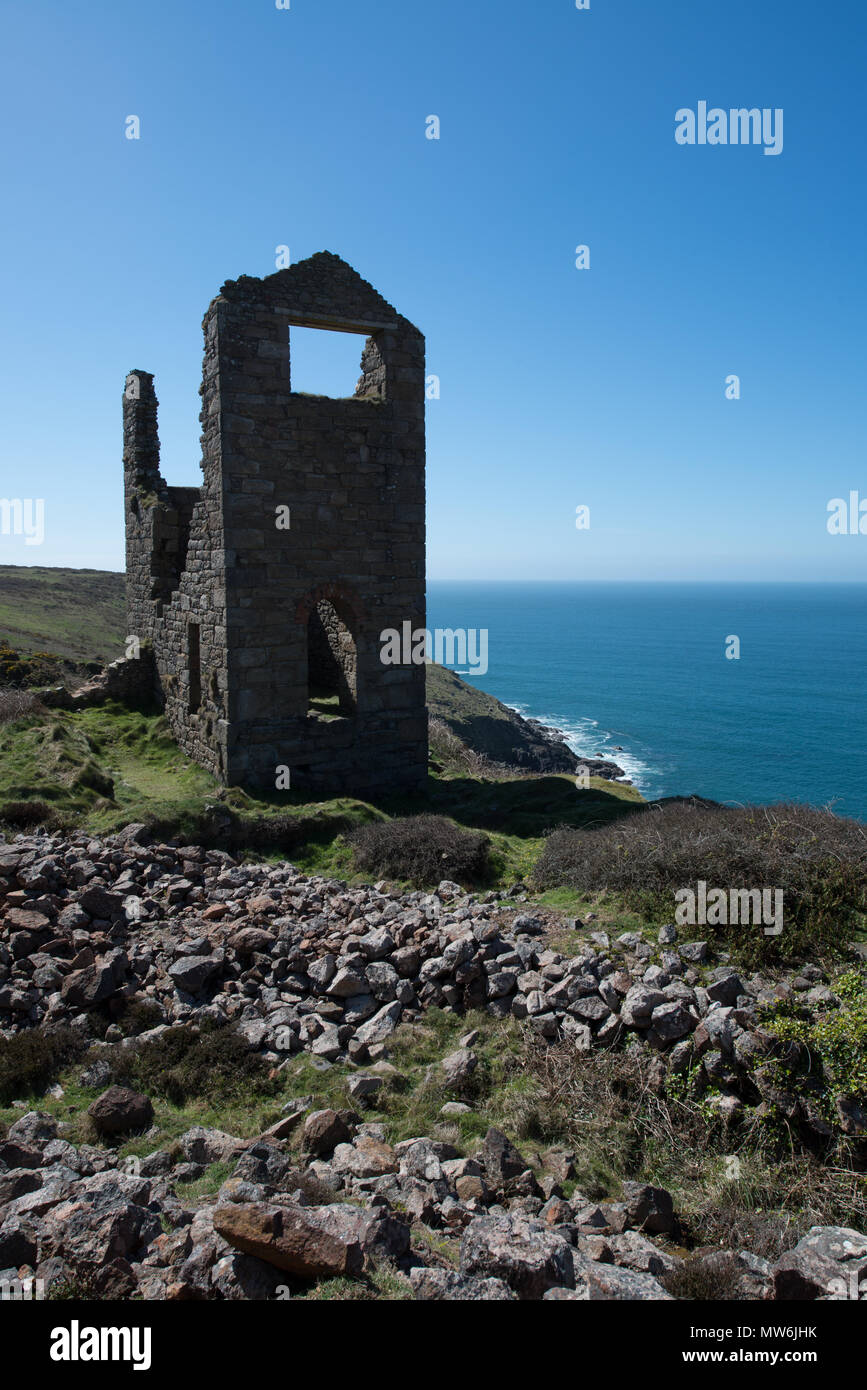 Levant Mine and Botallack Mines Cornwall Stock Photo - Alamy