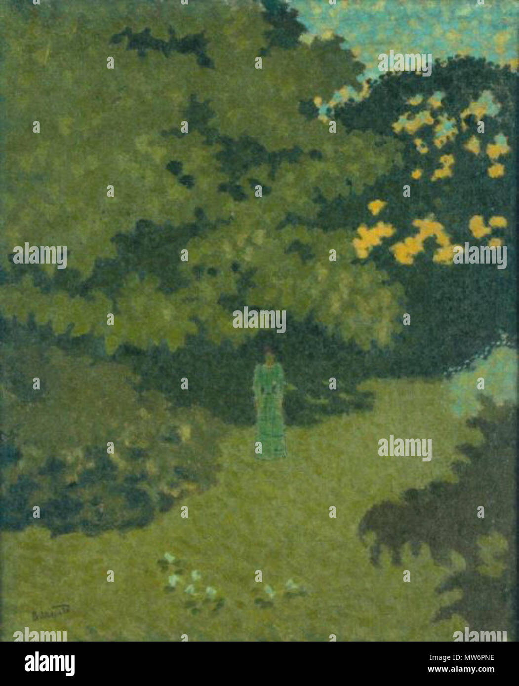 Femme au jardin hi-res stock photography and images - Alamy