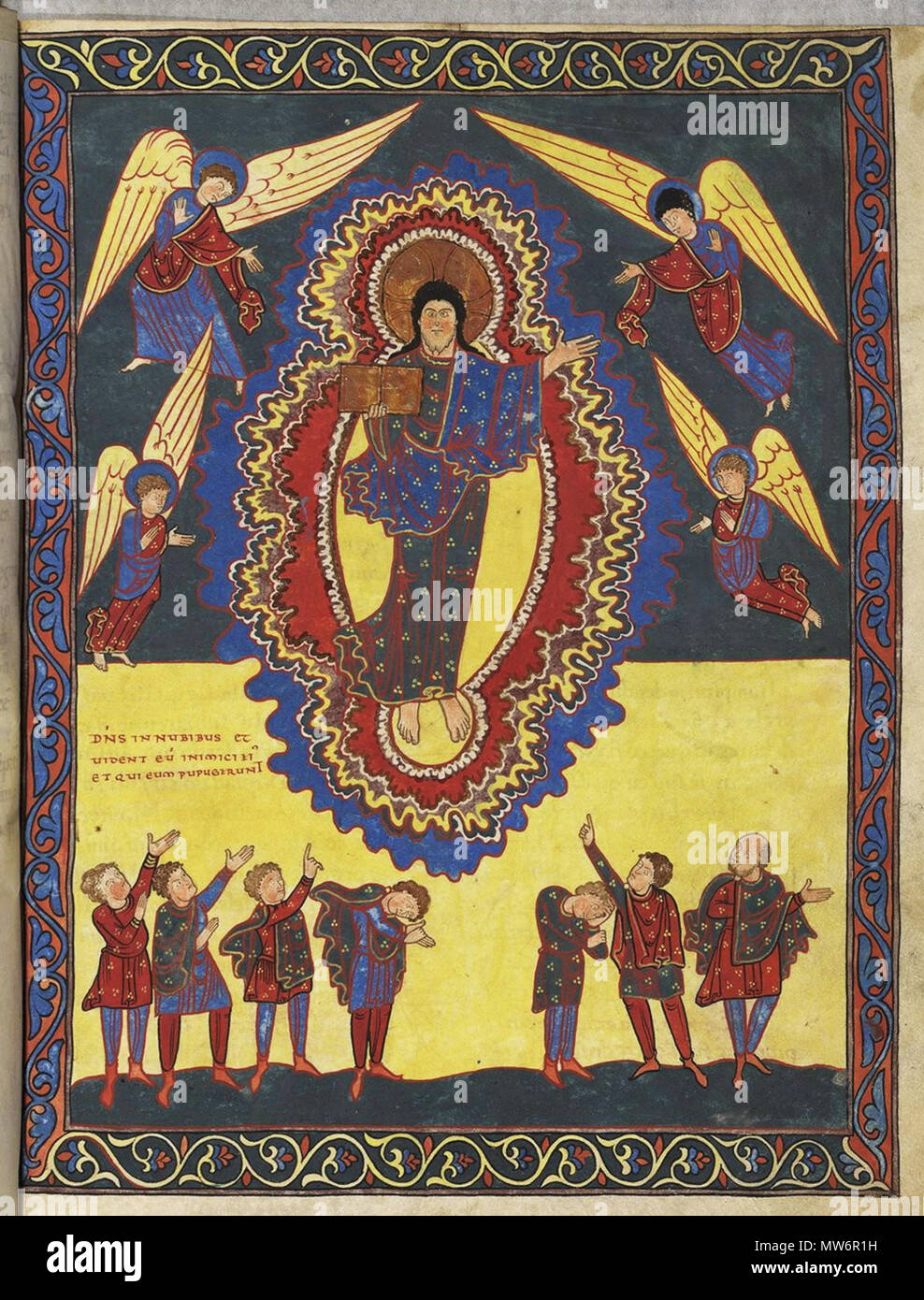 . Français : Eluminure Apocalypse de Saint Sever. Latin 8878, fol. 29 ...