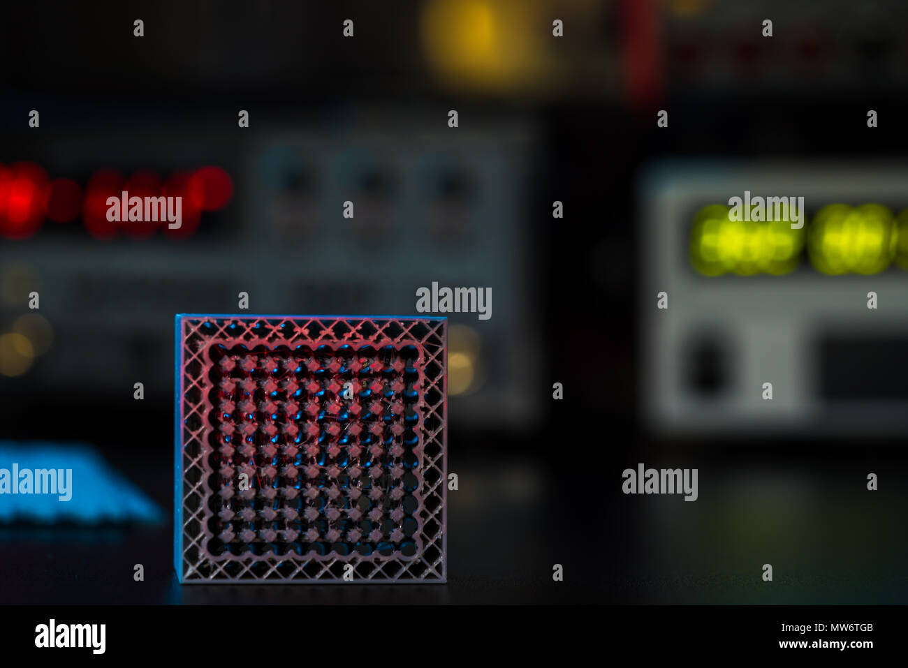 example of metamaterials in physics laboratory Stock Photo - Alamy