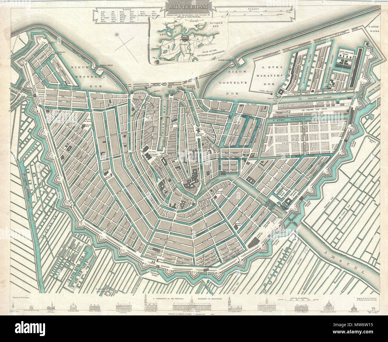 Amsterdam City Map English Amsterdam Map Print Netherlands