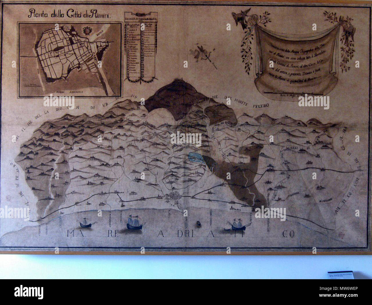 Map of rimini hi-res stock photography and images - Alamy