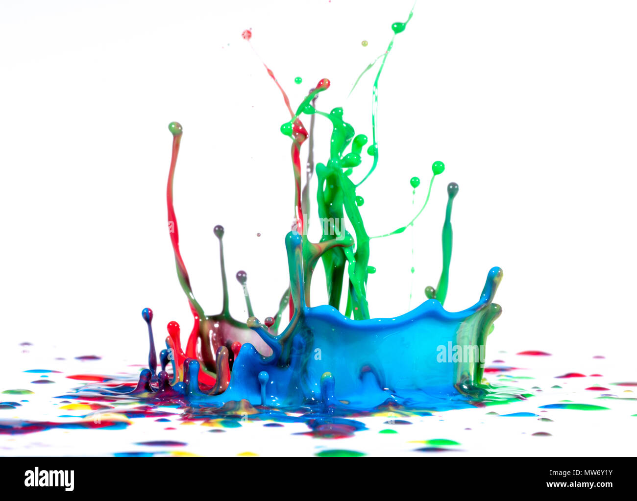 Splash of green color hi-res stock photography and images - Alamy