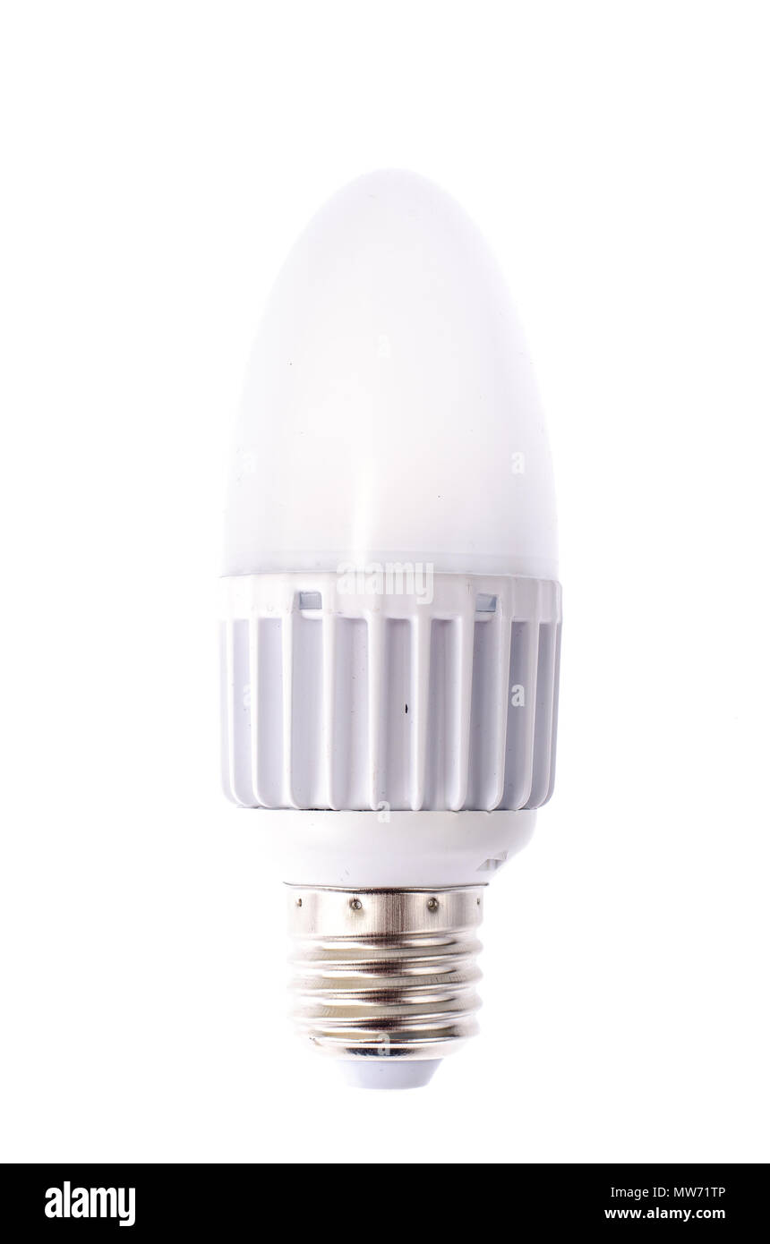 LED bulbs isolated on white background. Studio Photo Stock Photo - Alamy