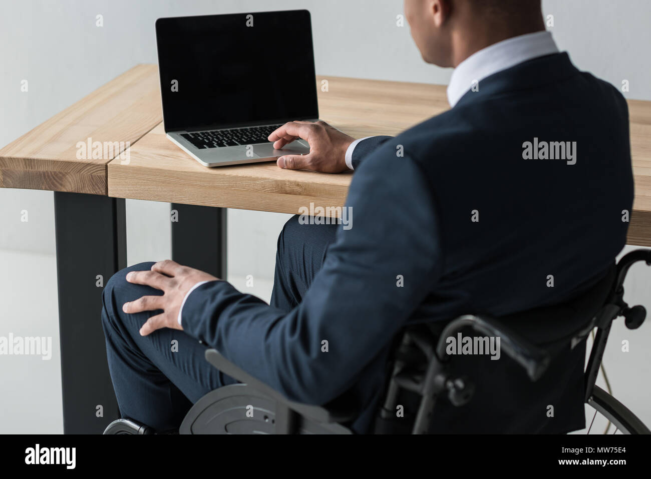 African disabled businessman working hi-res stock photography and ...