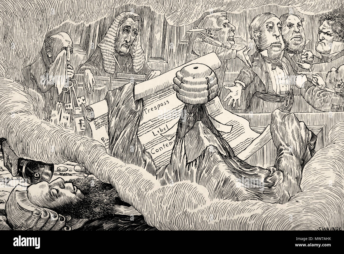 Art by Henry Holiday for "The Hunting of the Snark: An Agony in Eight ...