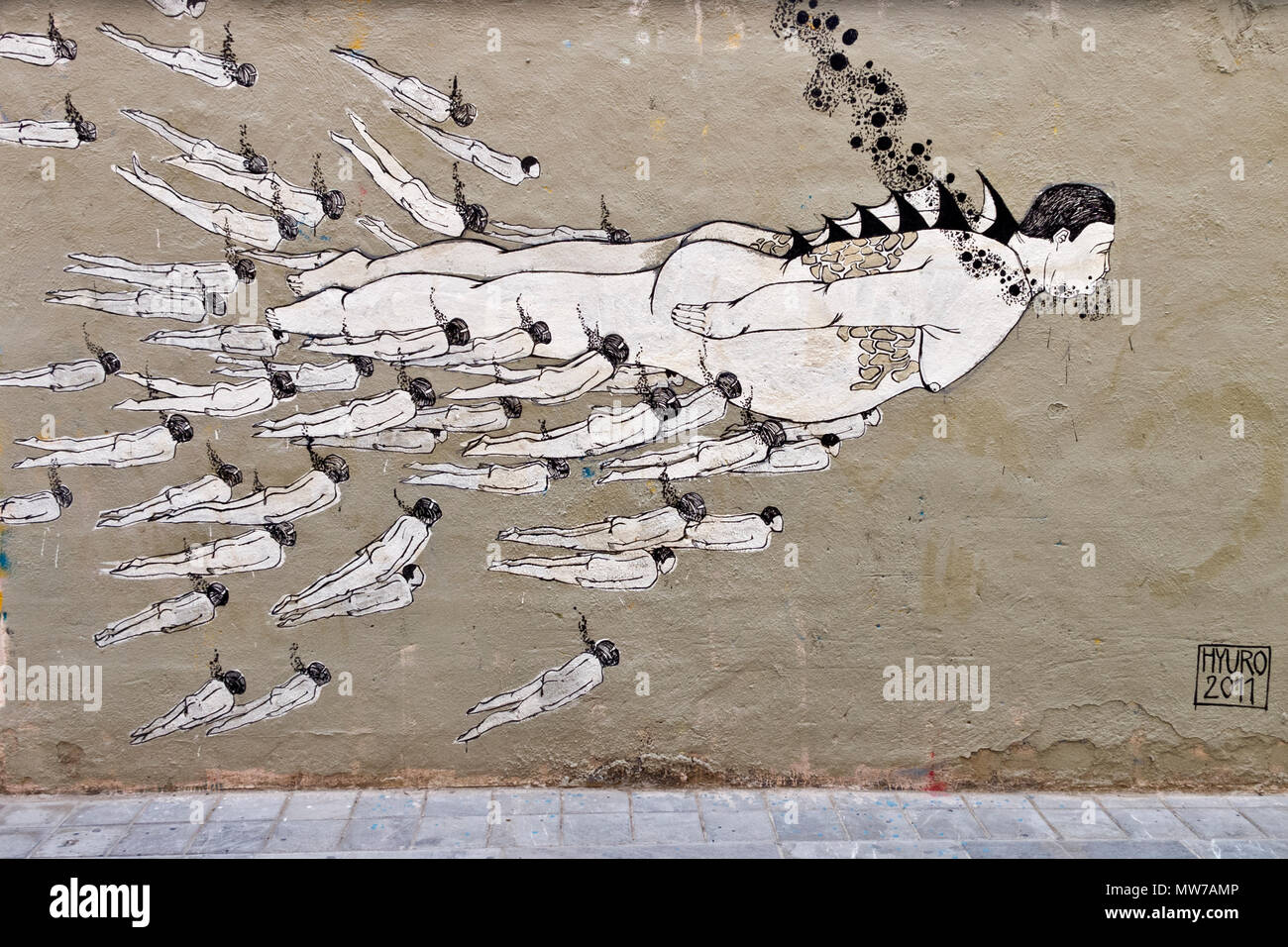 Fake graffiti hi-res stock photography and images - Alamy