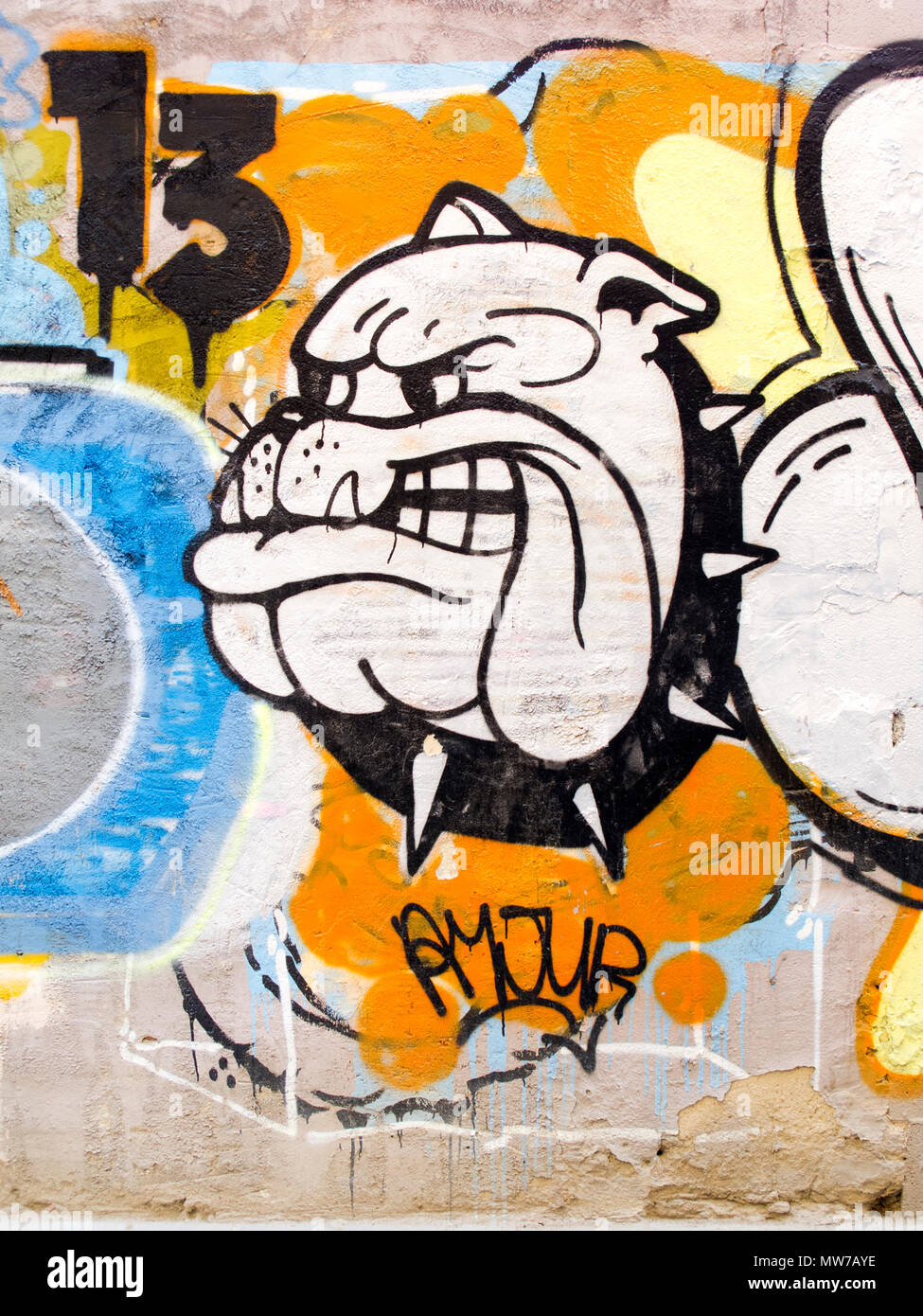 Fake graffiti hi-res stock photography and images - Alamy
