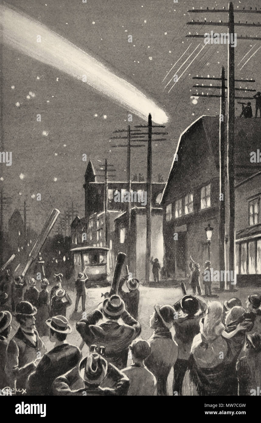 "Gazed at and admired...by the enthusiastic public." Art by George Roux ...