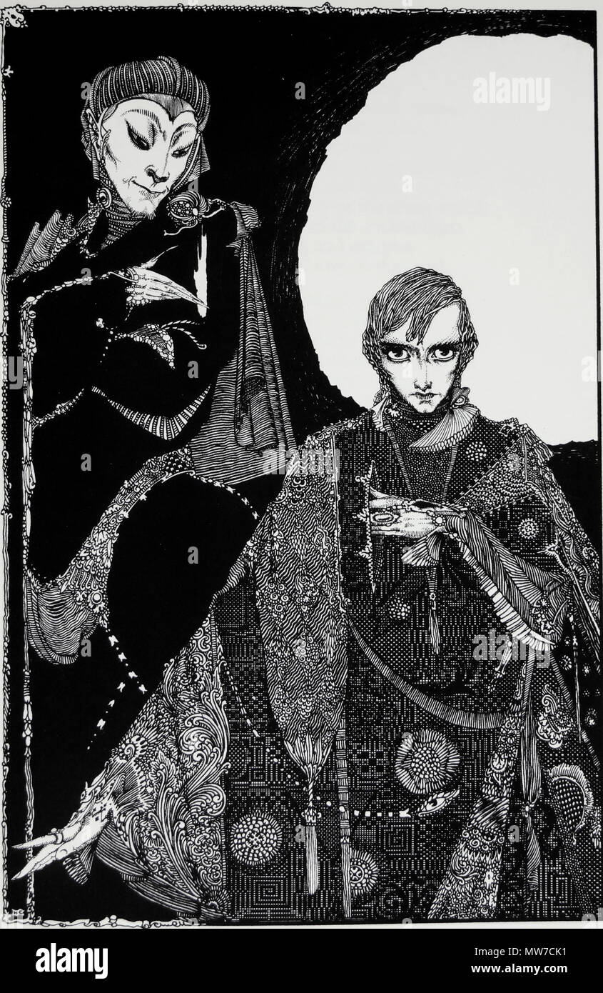 Harry Clarke - Irish illustrator - Faust: "I wish you had something ...