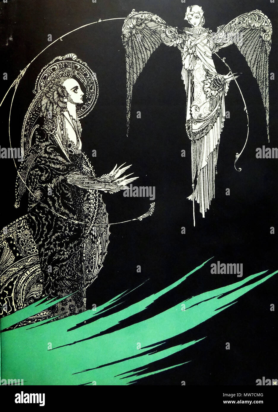 Harry Clarke - Irish illustrator - Endpapers for Goethe's Faust. Art by ...