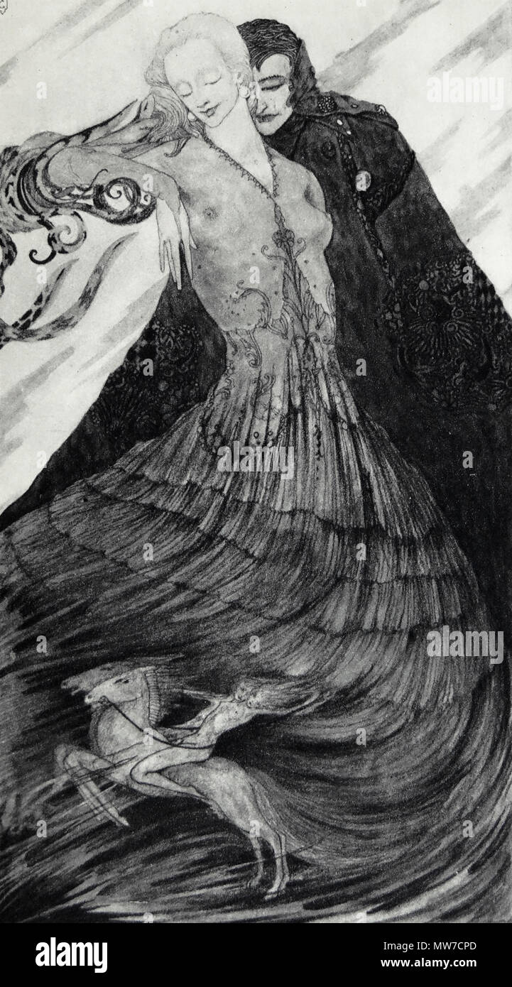 Harry Clarke - Irish illustrator - Art for the Poem "Hesperia" by Harry ...