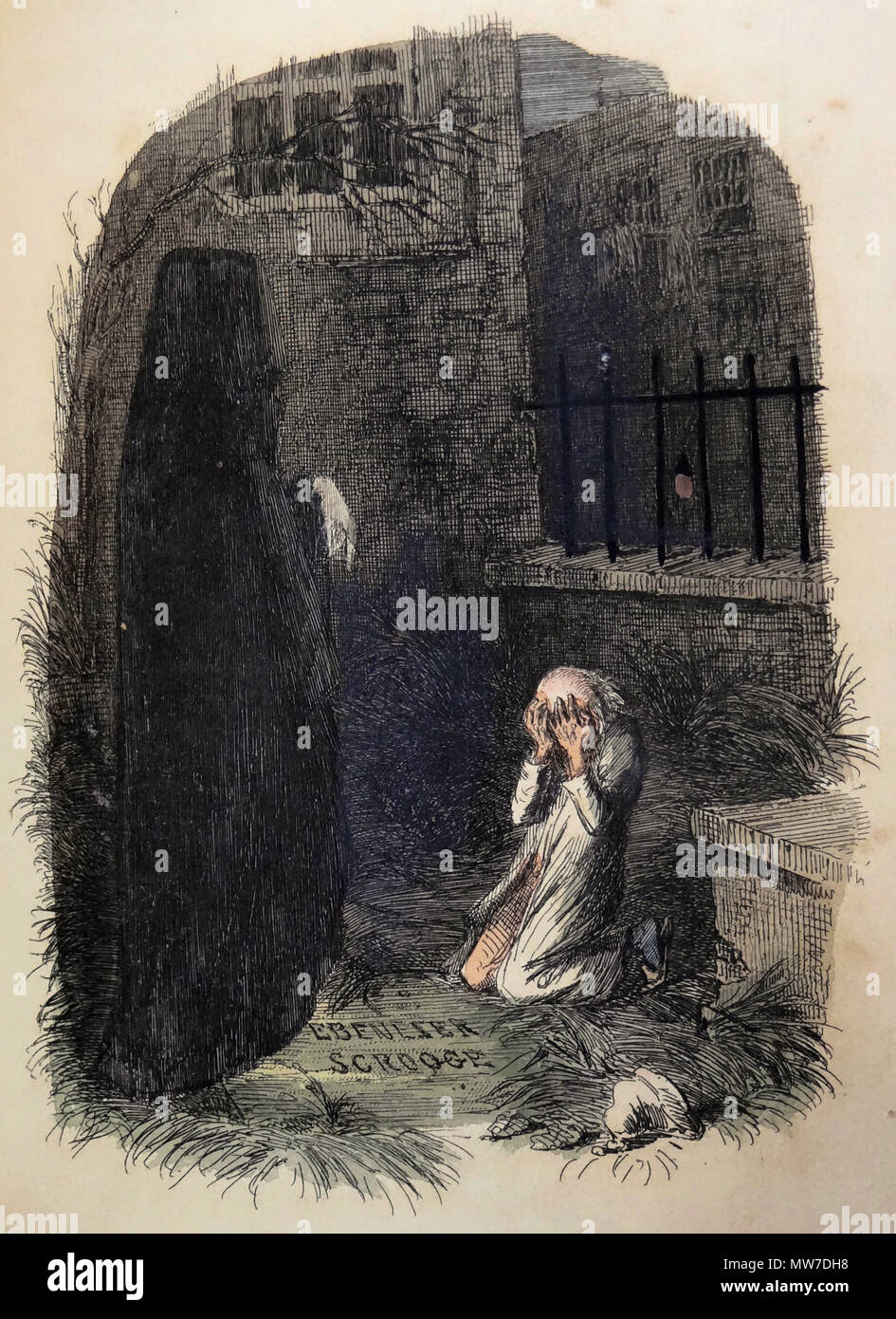 John Leech - English Illustrator - "The Last of the Spirits." Art by ...