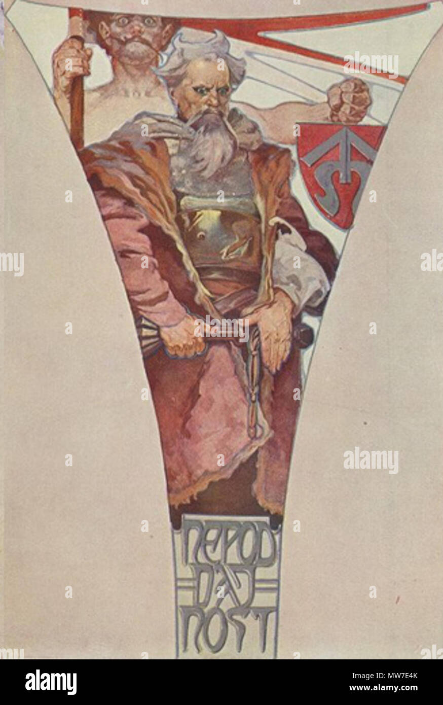 37 Alfons Mucha, Jan Roháč z Dubé Stock Photo - Alamy