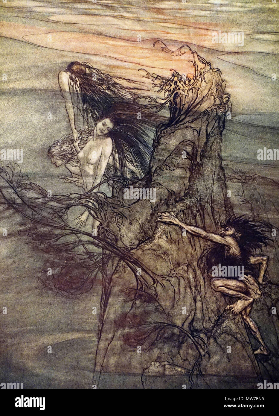 Arthur Rackham - Mock away! Mock! The Niblung makes for your toy! Stock ...
