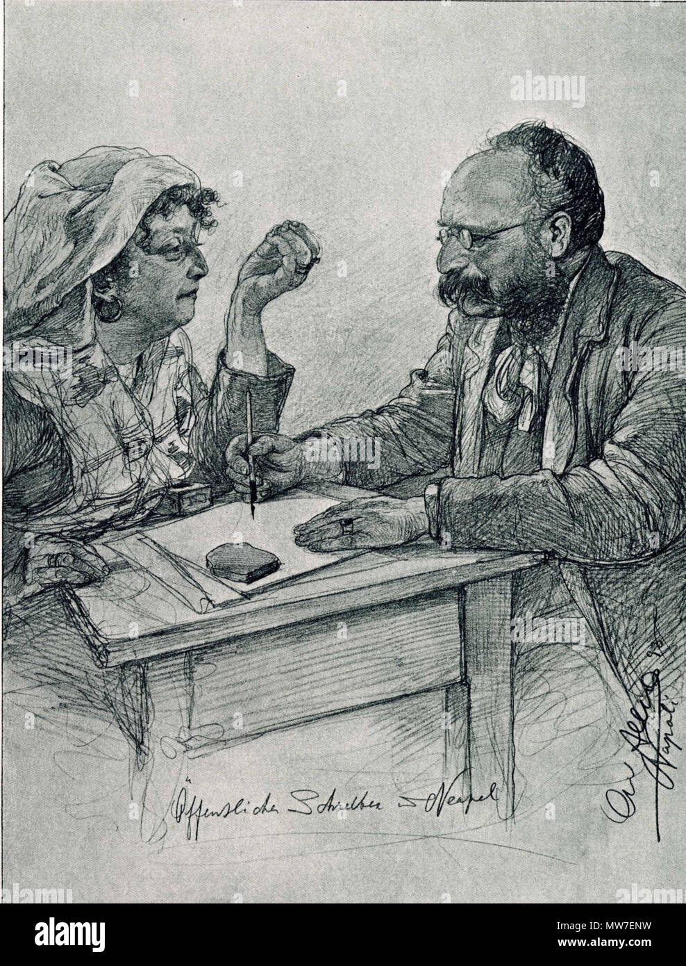 . Deutsch: Christian Wilhelm Allers: 'La bella Napoli' (1893 ...