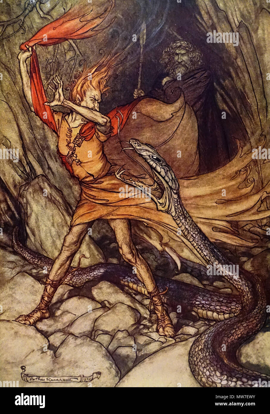 Arthur rackham dragon hi-res stock photography and images - Alamy