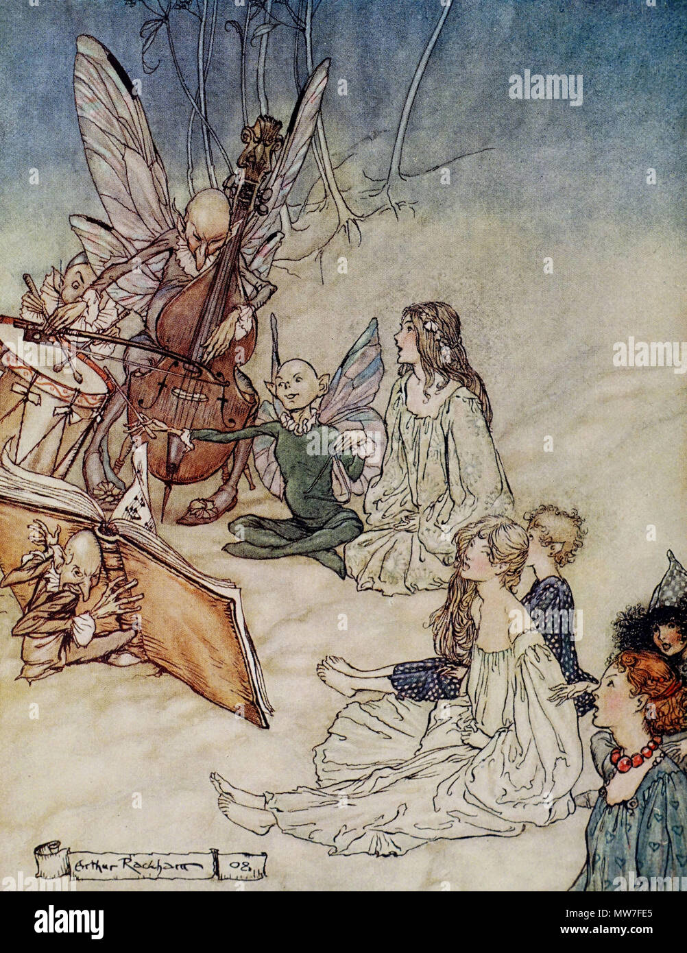 Arthur Rackham - And a fairy song Stock Photo - Alamy