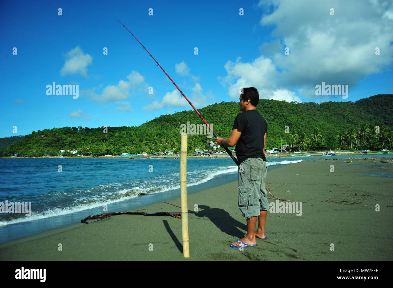 Fishing, Baler, Philippines Stock Photo - Alamy